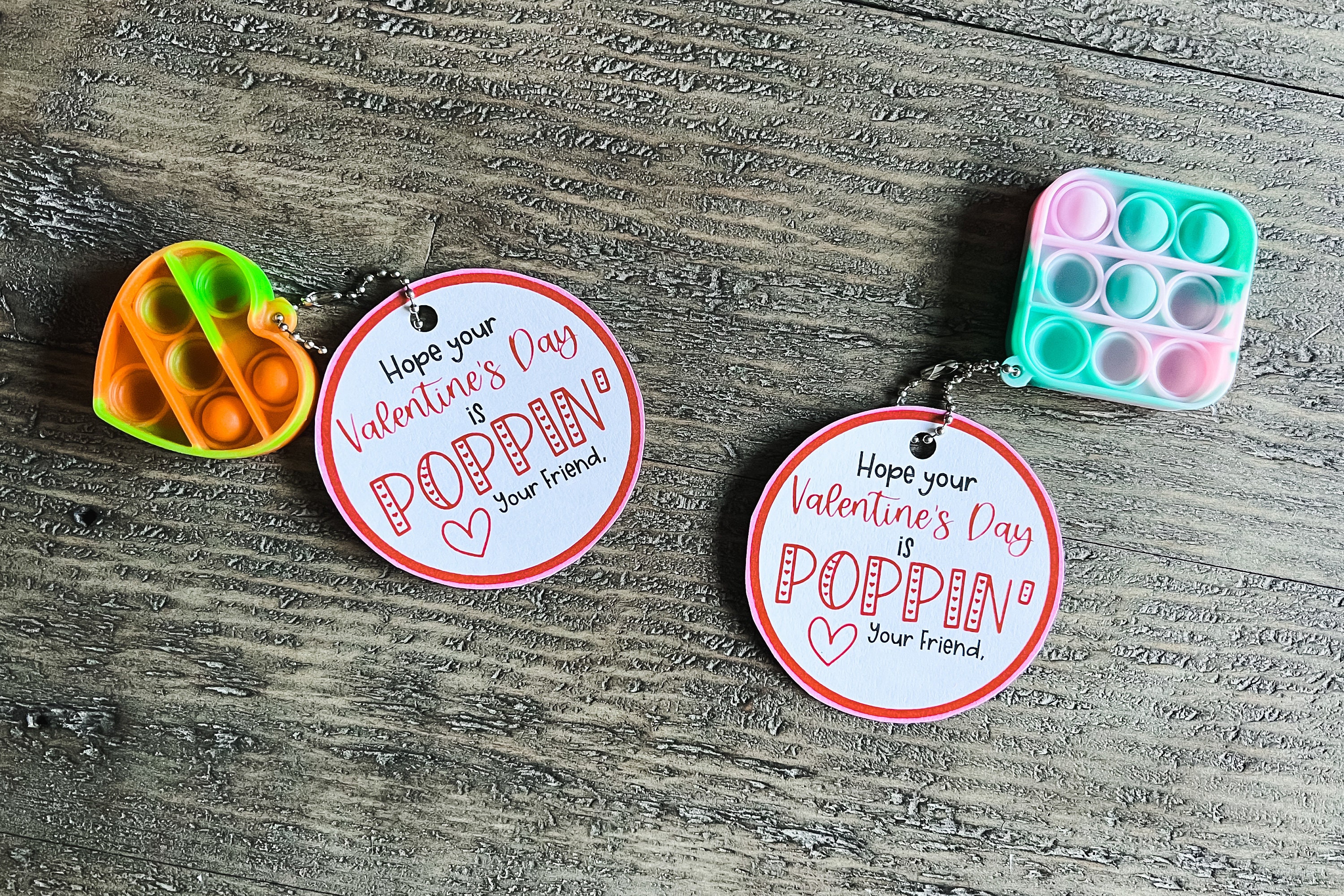 Hope Your Valentine’s Day is Poppin’ Digital Printable Pop It Valentine ...