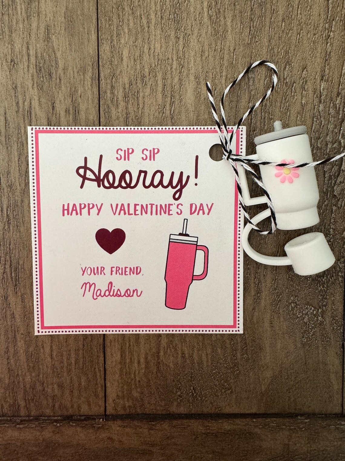 CUSTOM- Stanley Tumbler Cup Inspired Valentine's Day Printable ...