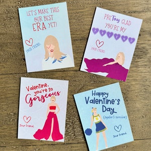 Taylor Swift Eras Tour Inspired Valentine's Day Printable Exchange ...