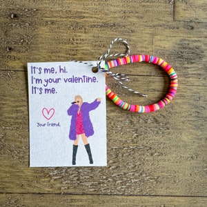 Taylor Swift Eras Tour Inspired Valentine's Day Printable Valentine ...