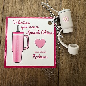 CUSTOM Stanley Tumbler Quencher Cup Inspired Valentine's Day Printable ...