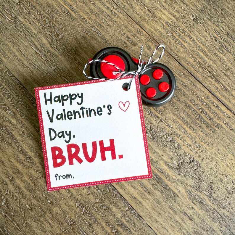 CUSTOM: BRUH! These Printable Valentine Cards Are Bussin' - Valentines ...