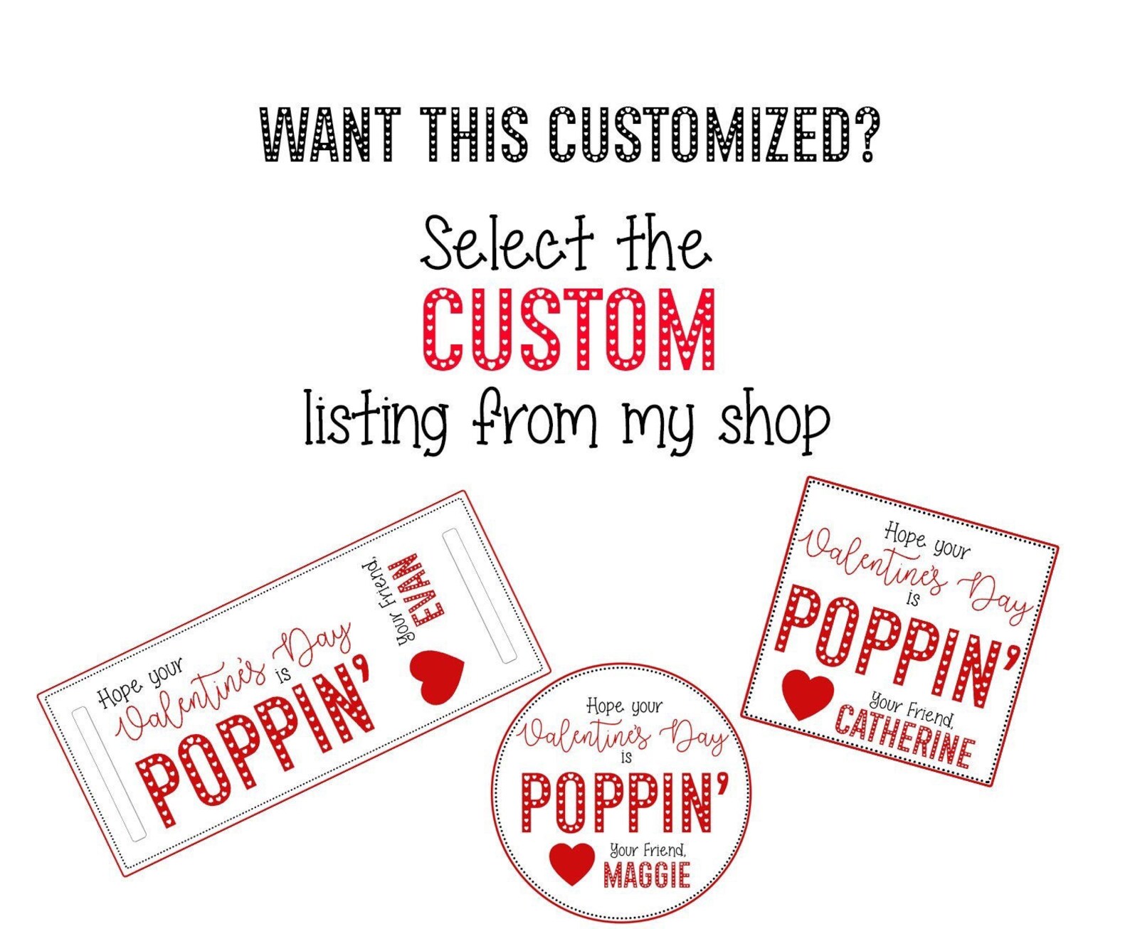 Hope Your Valentines Day is Poppin Digital Printable | Etsy