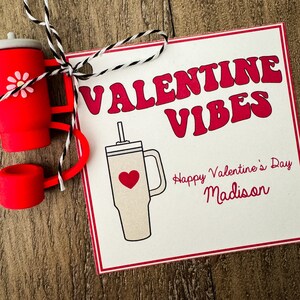 CUSTOM Stanley Tumbler Quencher Cup Inspired Valentine's Day Printable ...