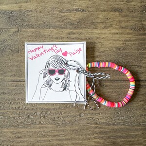 CUSTOM Taylor Swift Inspired Valentine's Day Printable Valentine ...