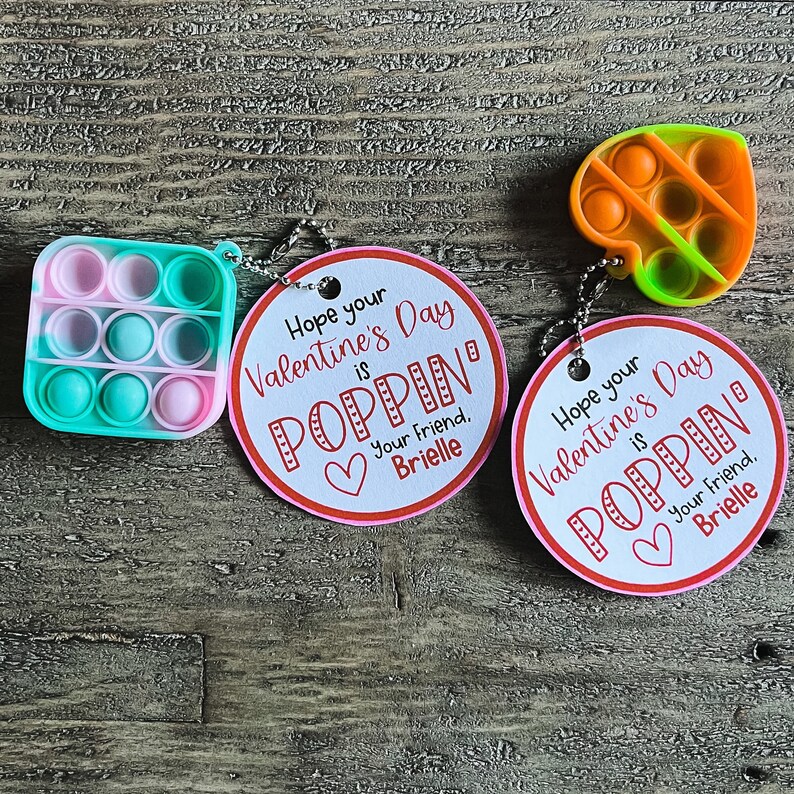 CUSTOM Hope Your Valentines Day is Poppin Digital Printable - Etsy