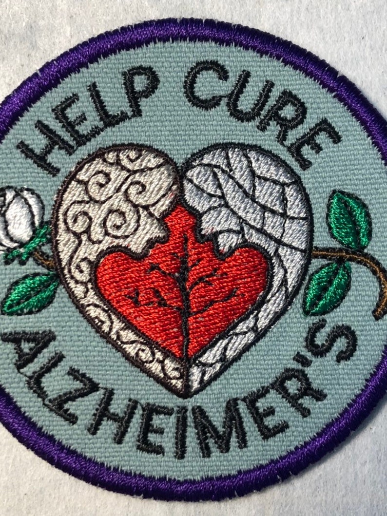 Help Cure Alzheimer's Alzheimer's Disease Patch | Etsy