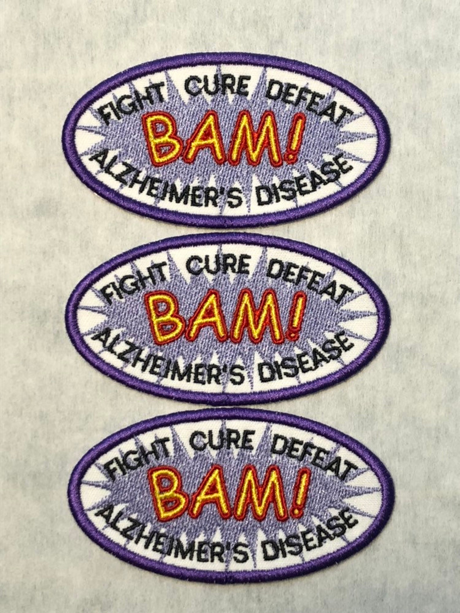 Fight Alzheimer's Patch Embroidered Iron-on Sew-on - Etsy
