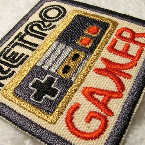 Retro Gamer Iron on Patch Embroidered Old School Gamer Patch - Etsy