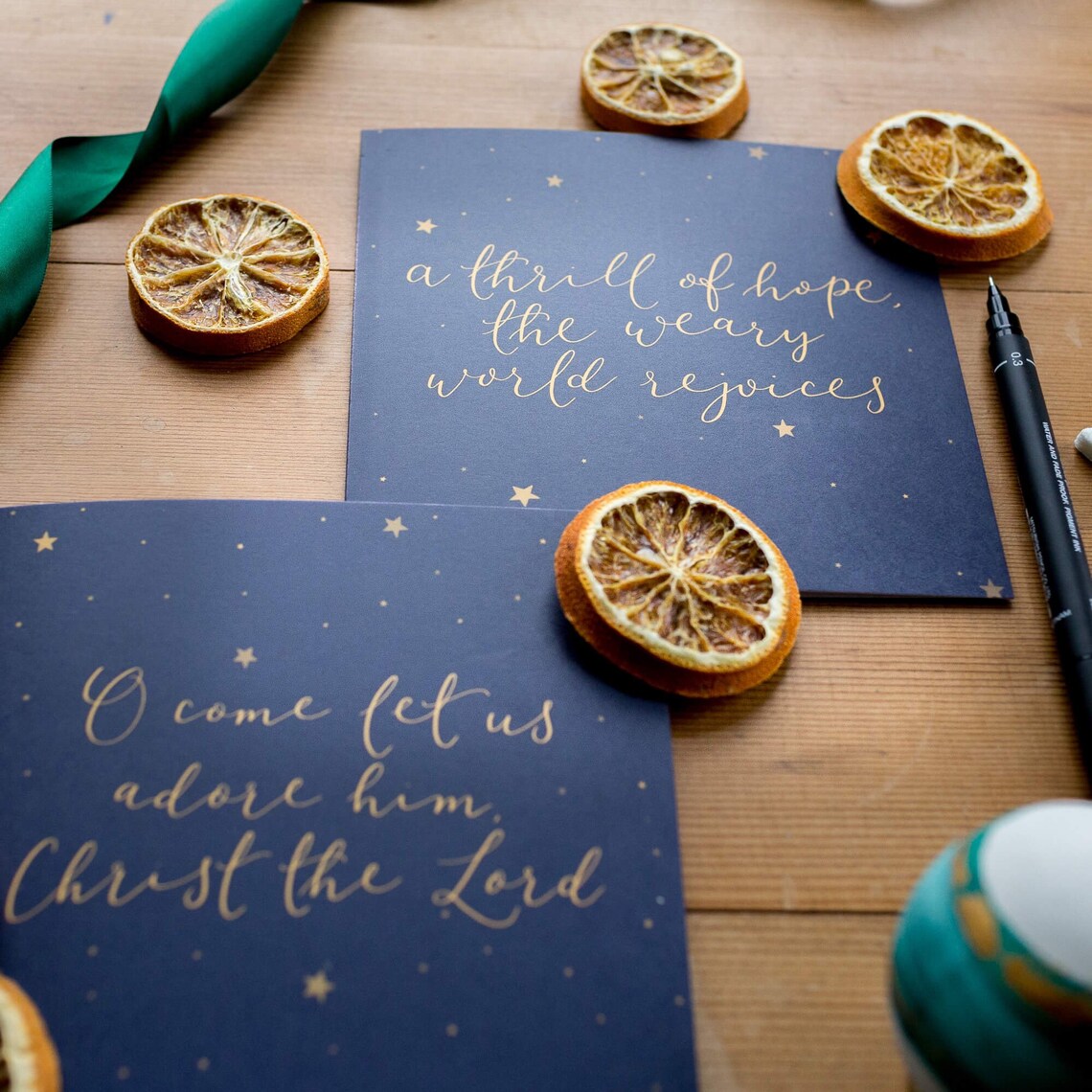 Christian Christmas Card Set, Religious Christmas Carol Cards, O Holy ...