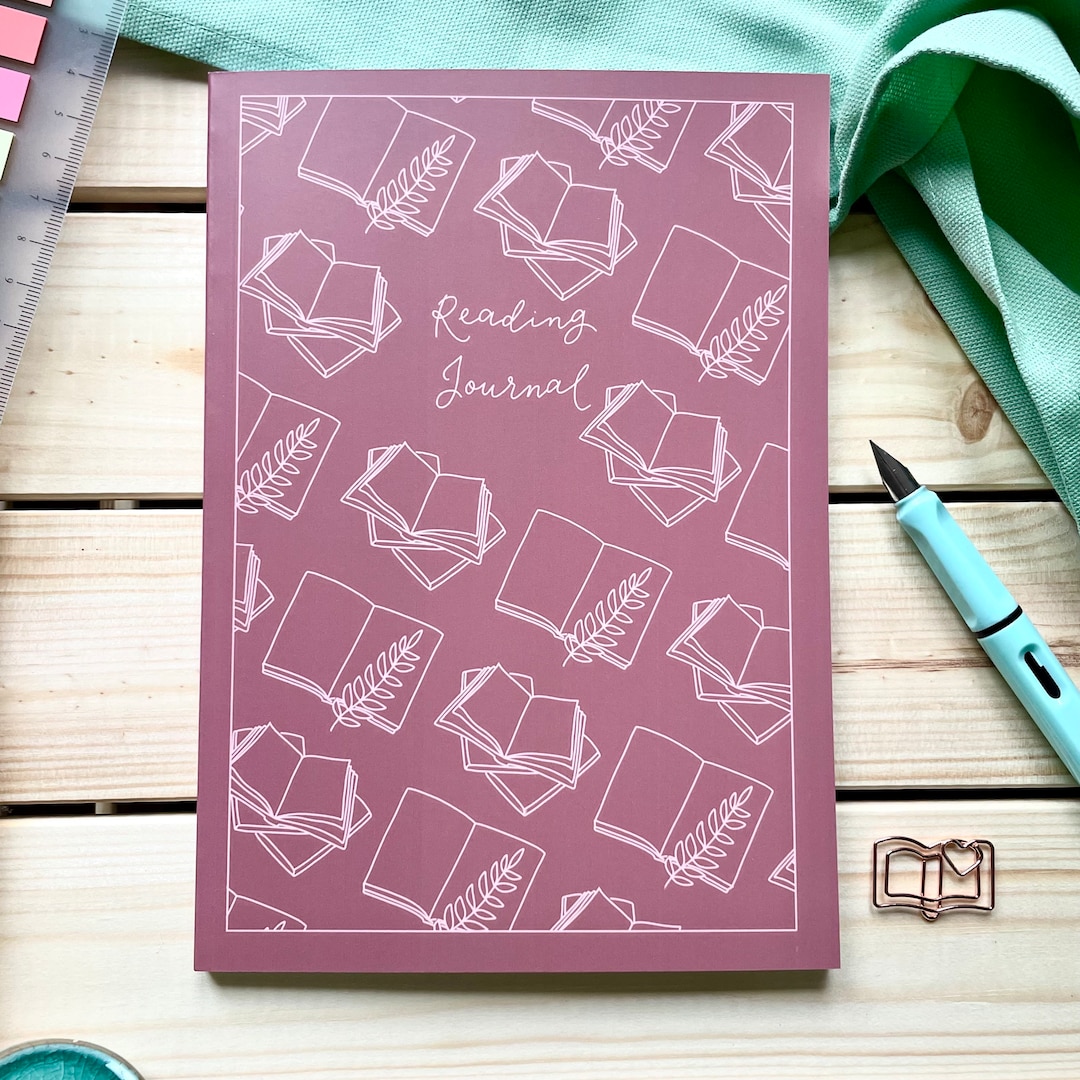 Reading Journal, Book Bullet Journal, Book Planner, Reading Log ...