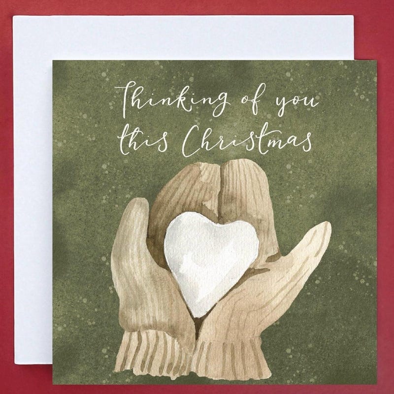Love Christmas Card - Etsy