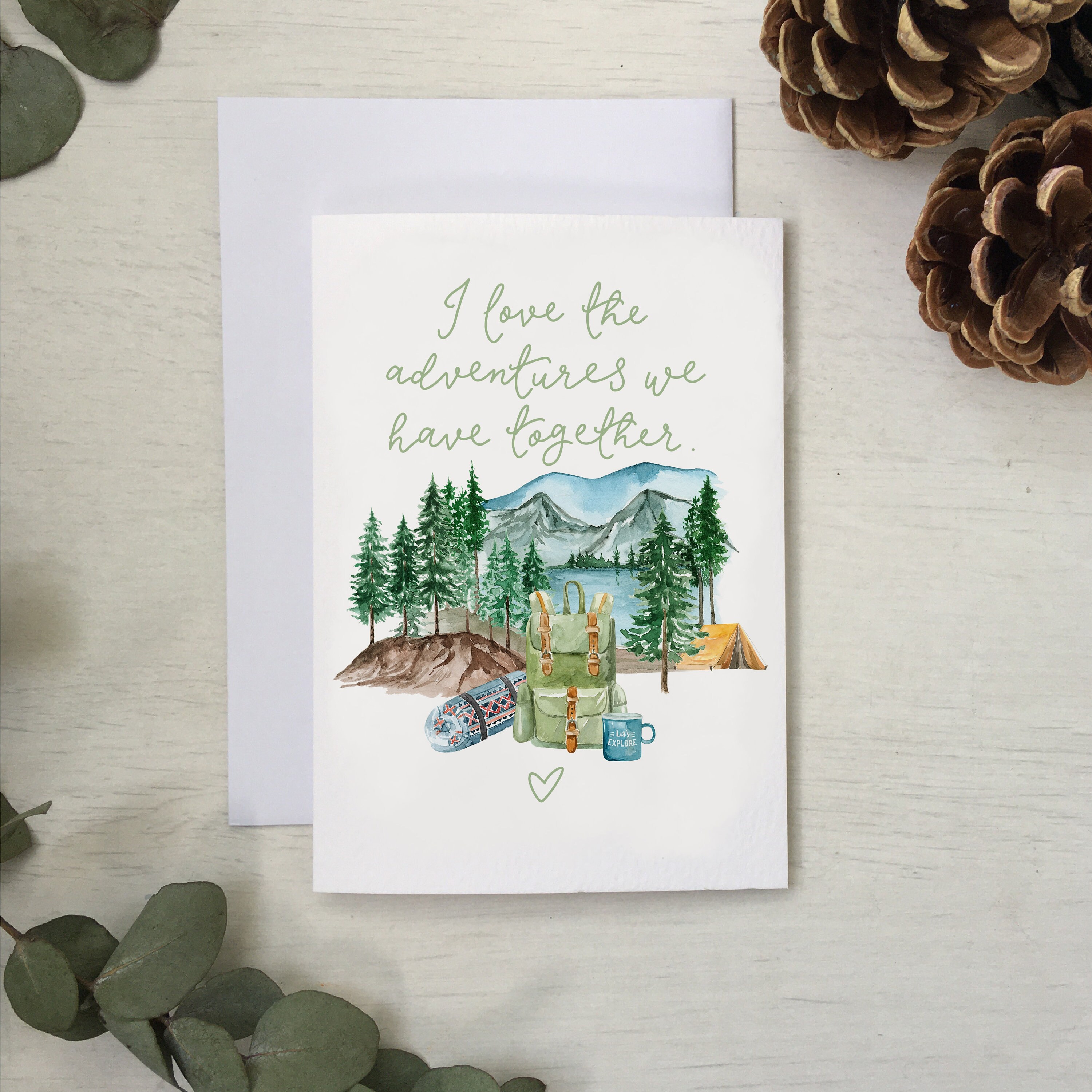 I Love the Adventures We Have Together Card - Etsy