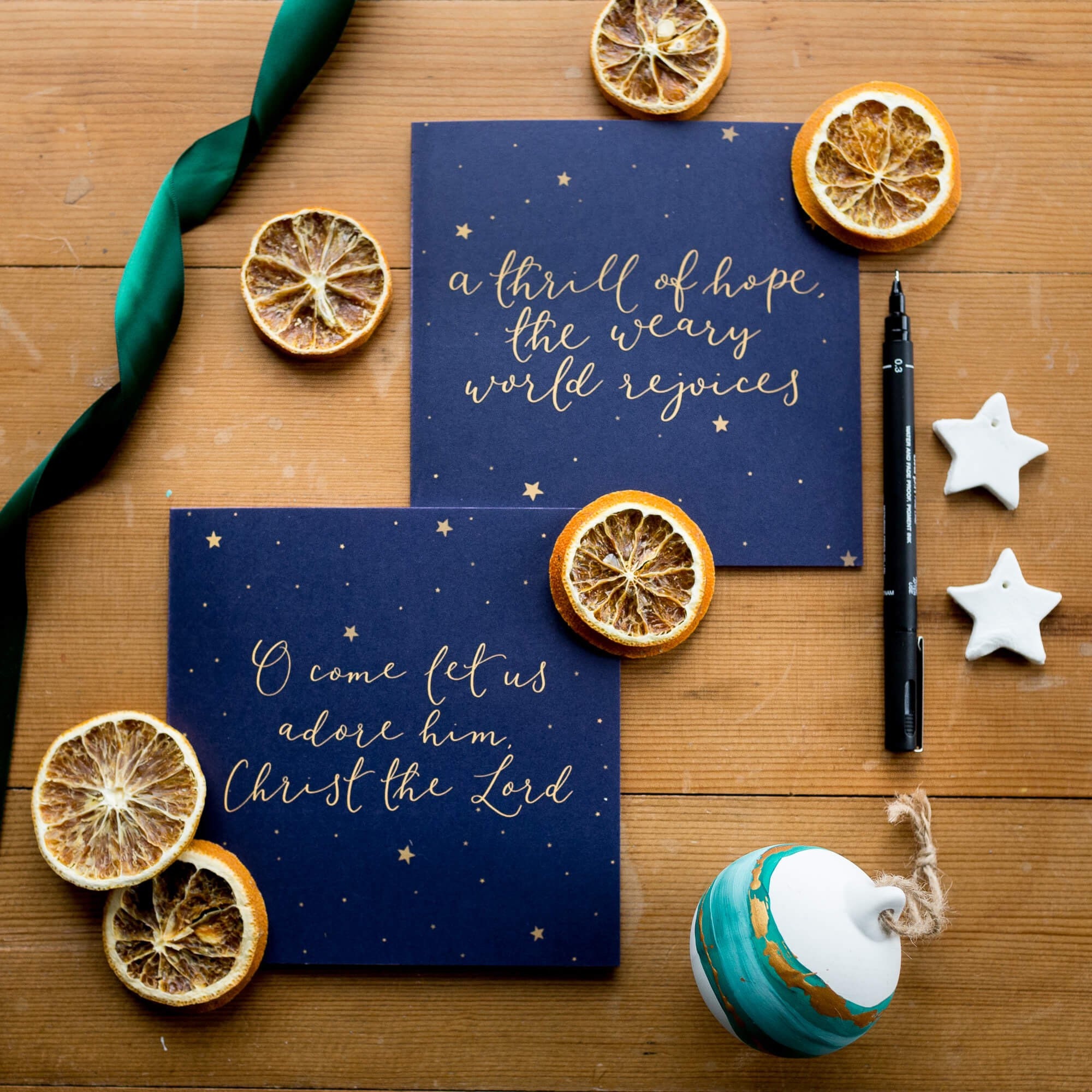 Christian Christmas Card Set, Religious Christmas Carol Cards, O Holy ...