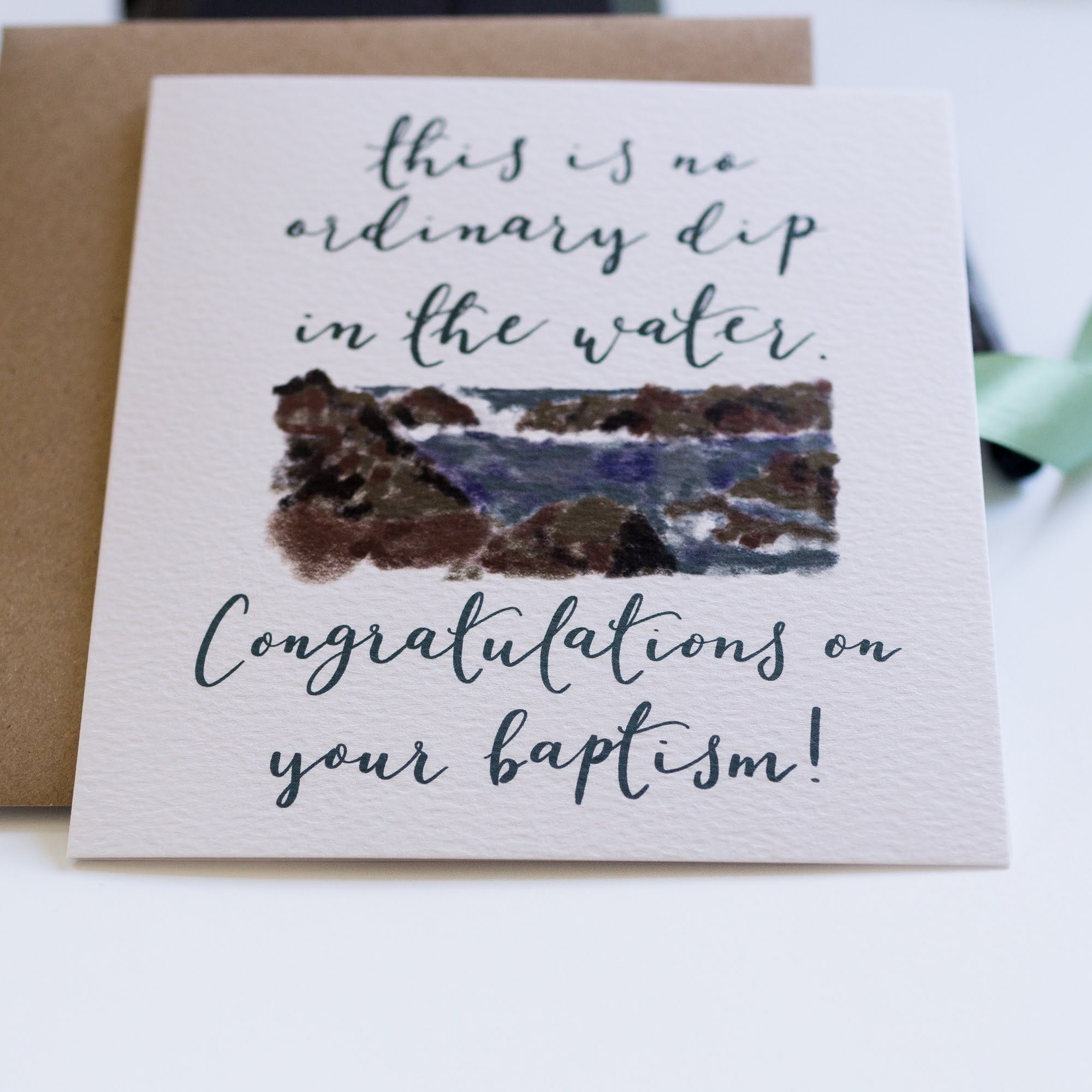 Adult Baptism Card Congratulations on Your Baptism No - Etsy UK