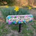 Outdoor Wood “please Keep off Flowers” Handmade and Handpainted Sign - Etsy