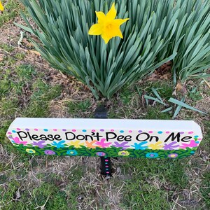 Please Don't Pee on Me Wood Sign, Weather Protected With Composite ...