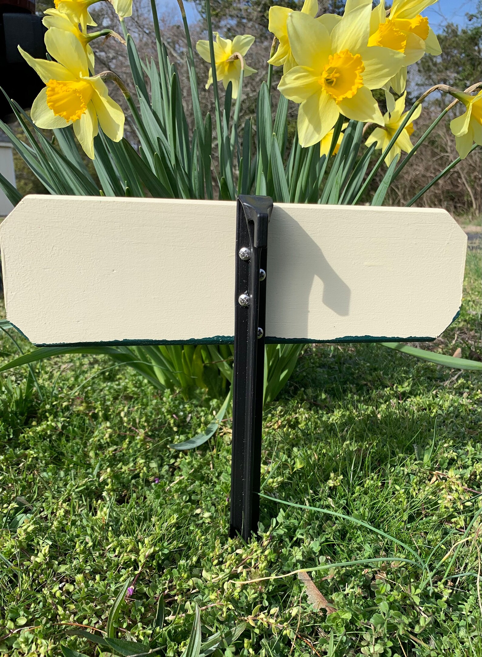 Outdoor Wood “please No Potty Breaks” Weatherprotected Sign, Lawn ...