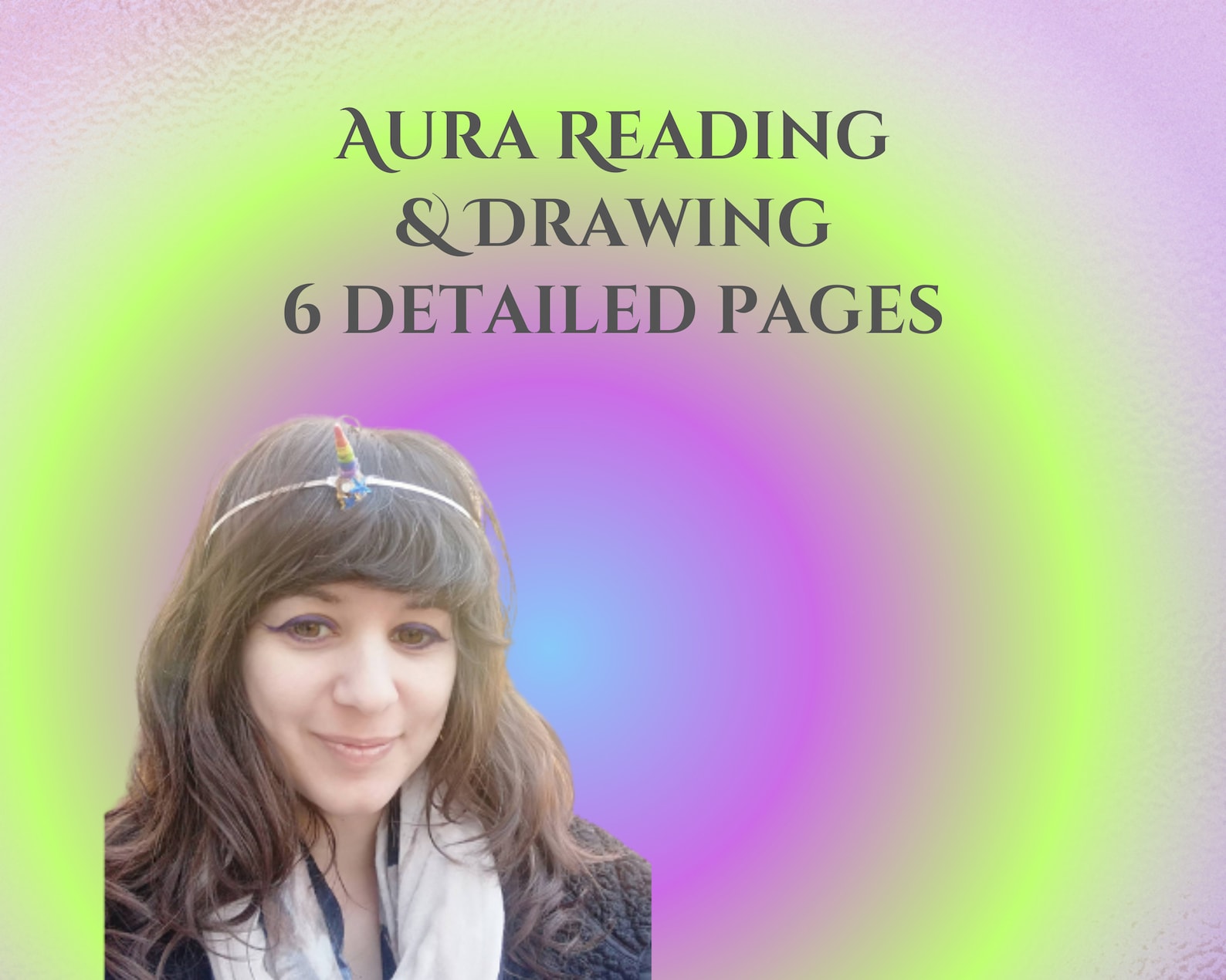 Psychic Aura Reading With Aura Drawing by Zelda Barrons With Fast ...