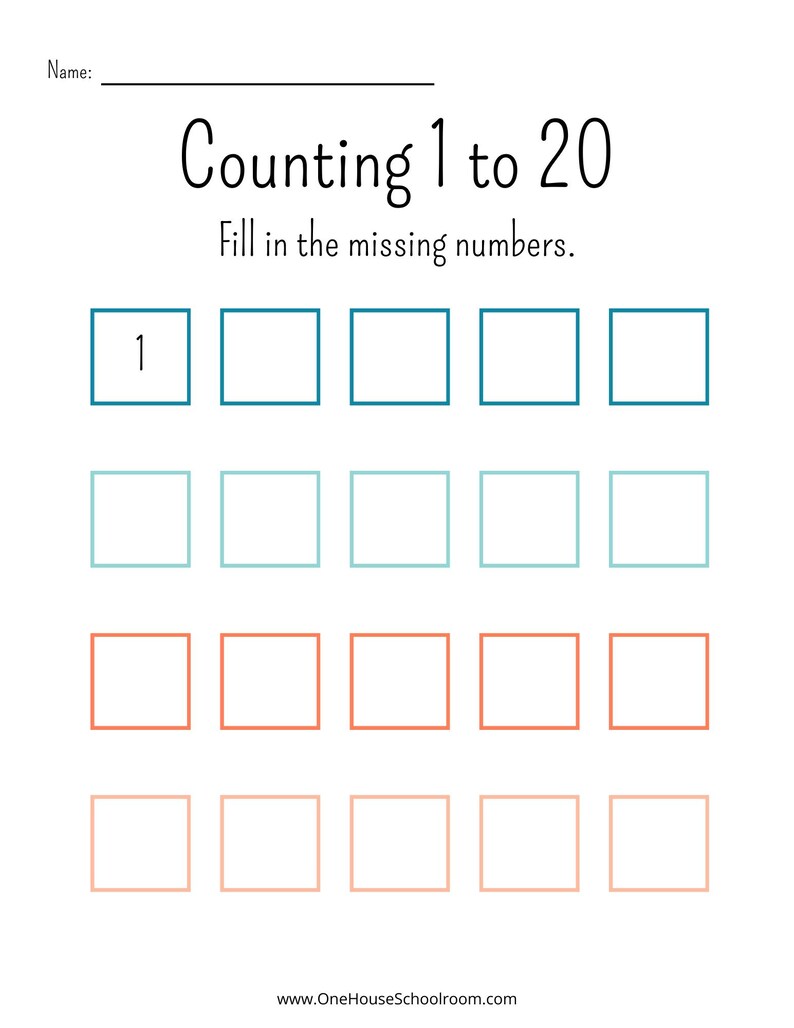 20 Charts- Fill in the Blank Worksheet Set - Etsy