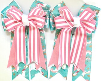 Horse Show Bows, Halloween/fall, Equestrian Bows, Walk Trot Bows, Lead ...