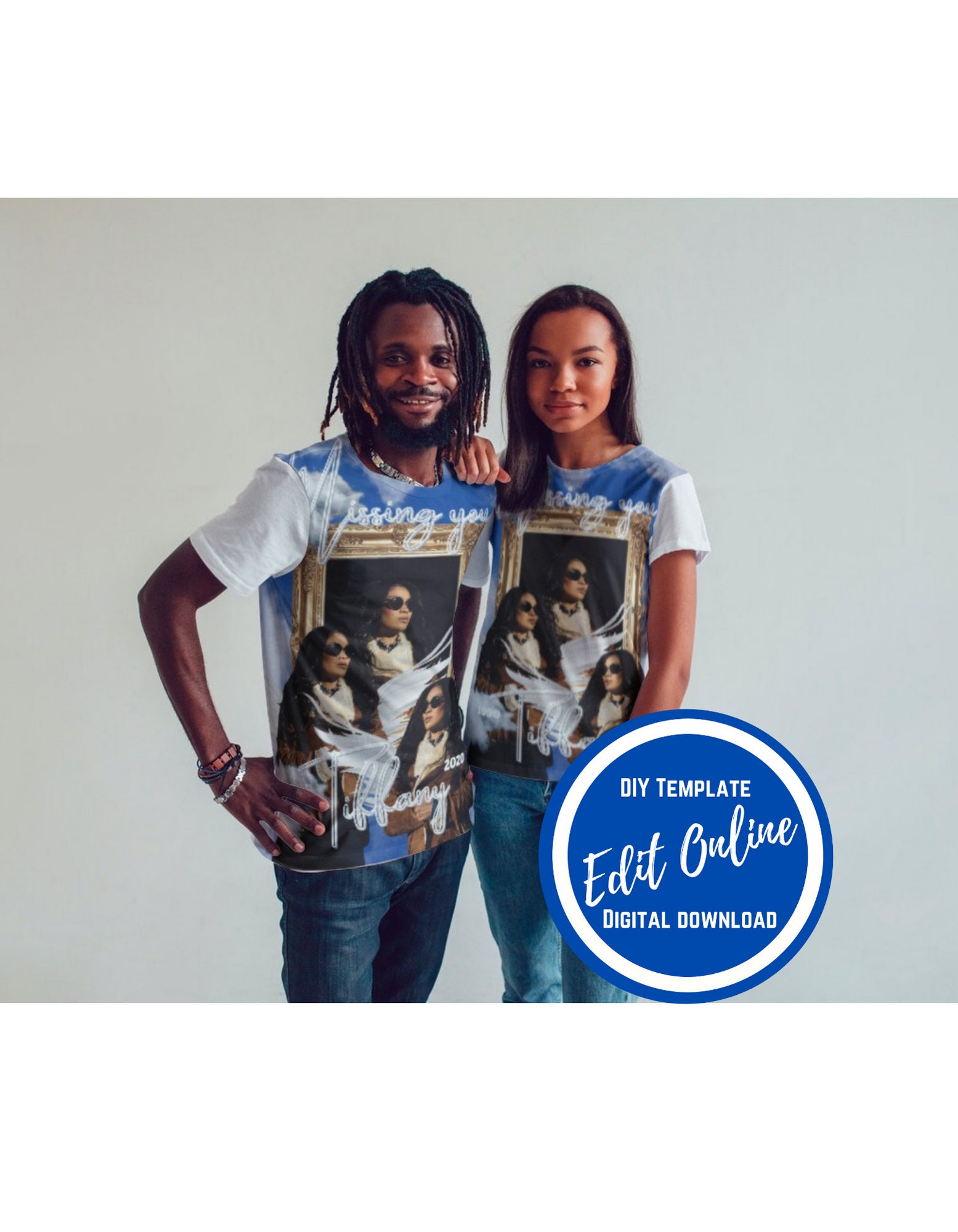 RIP T-shirt Template Missing You Angel Wings Digital Template for T ...