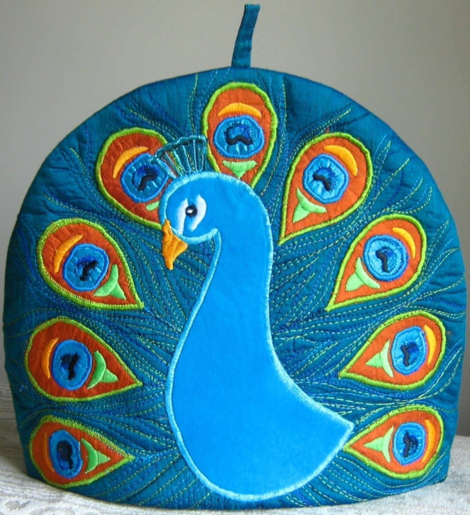 Sewing Pattern for Peacock Tea Cosy/tea Cozy Downloadable PDF Pattern ...