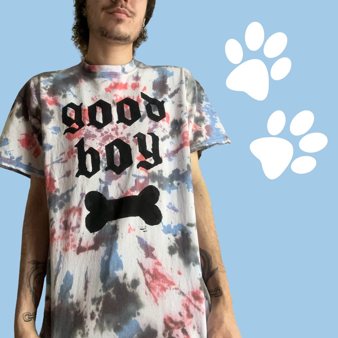 Tie-dye Good Boy Shirt, Size MEDIUM - Etsy