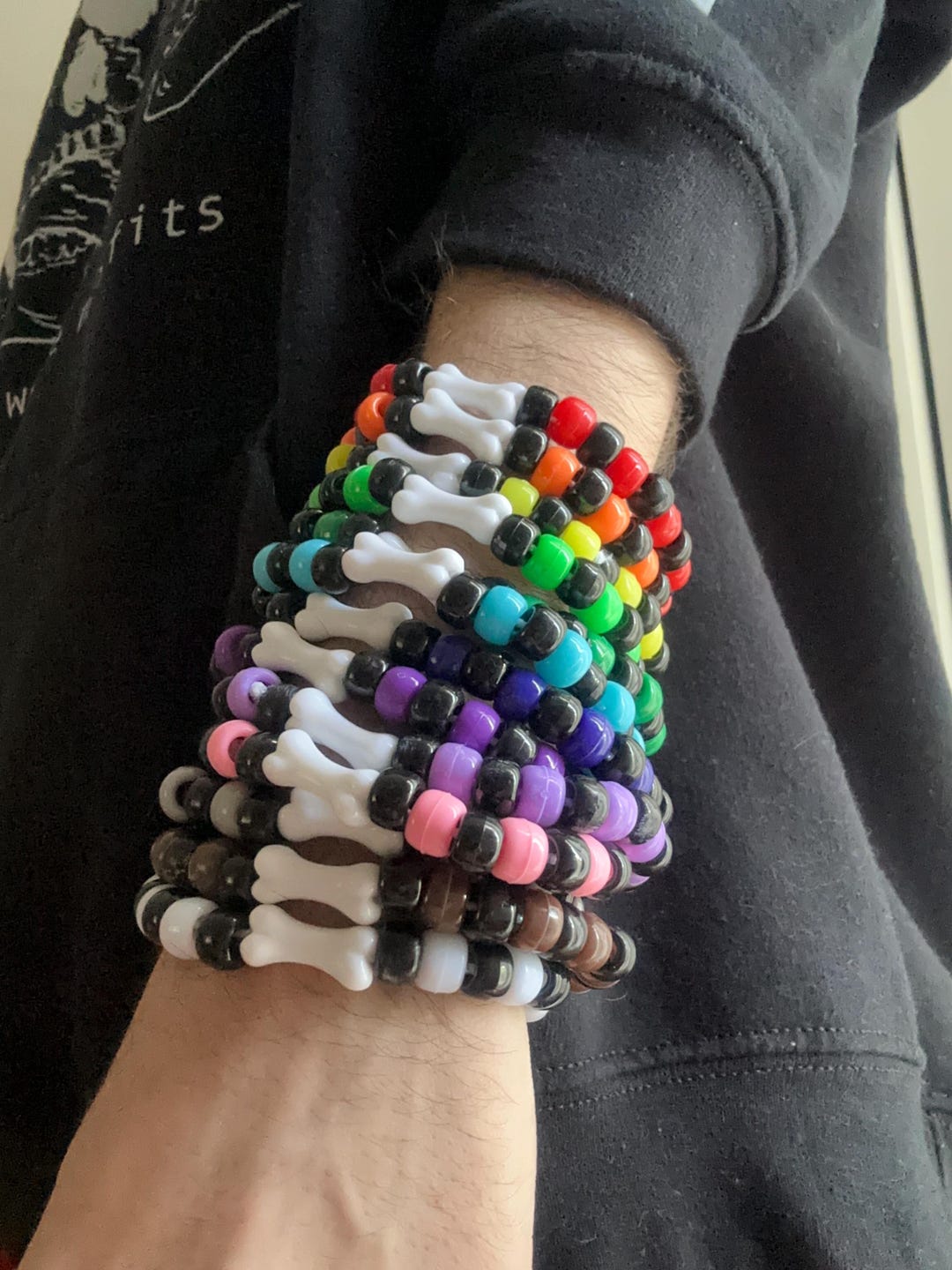 Dog Bone Kandi Bracelet - Etsy