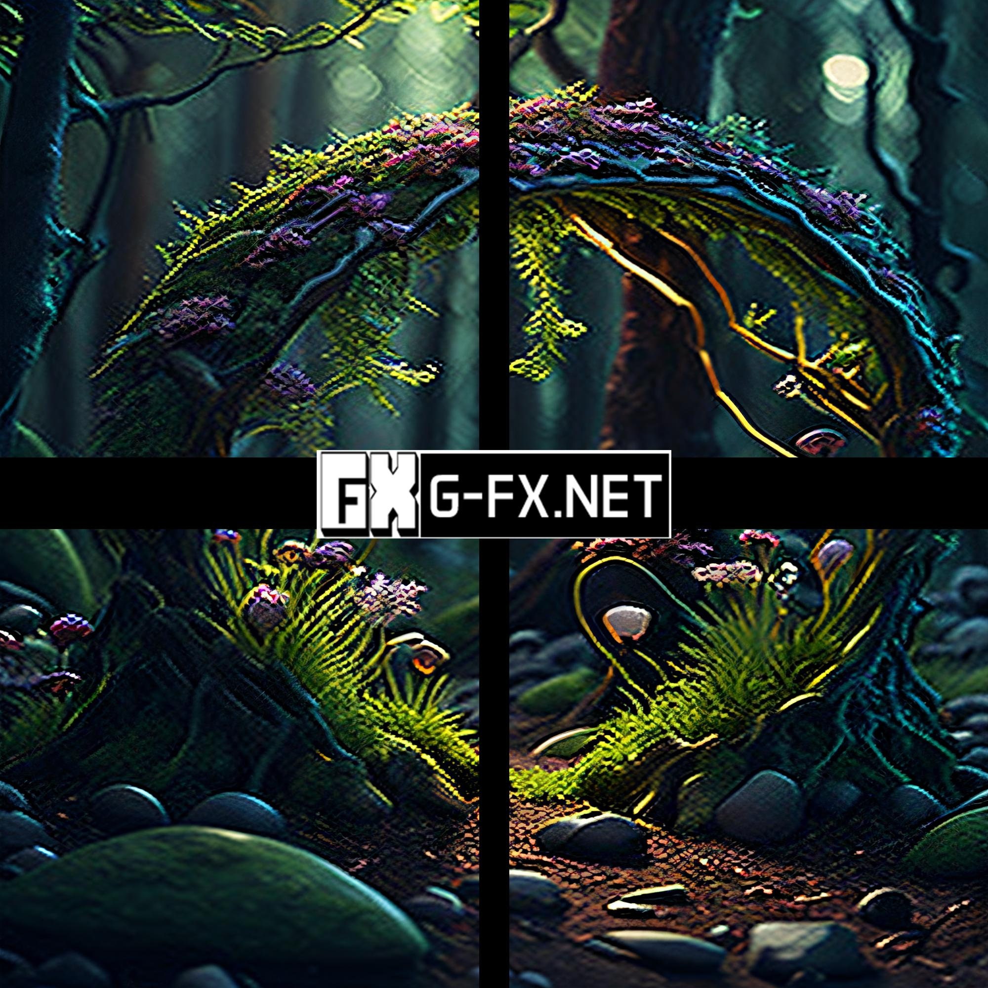 10 Enchanting Forest Digital Backdrop, Woodland Backdrops, Nature ...