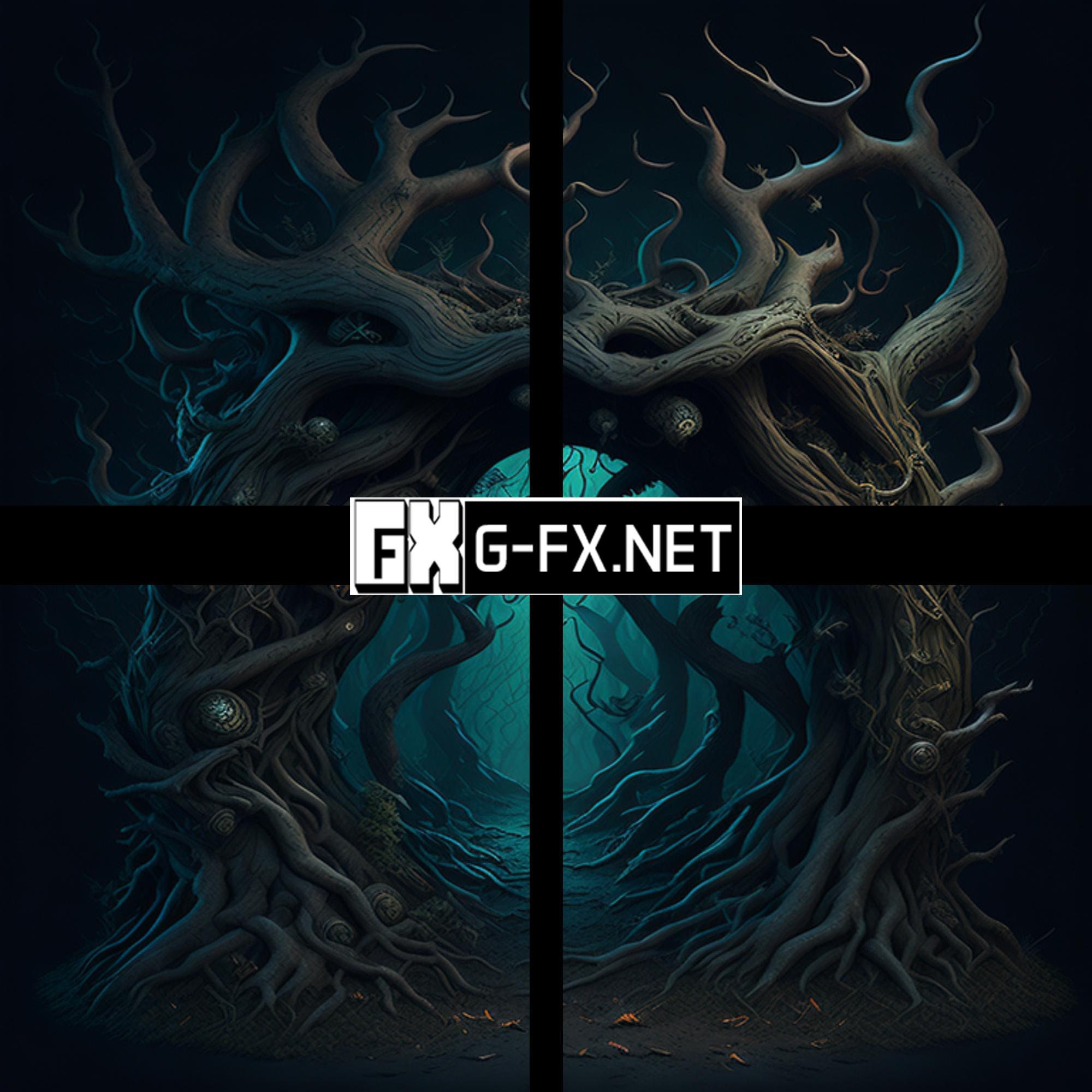 10 Whimsigoth Digital Backdrops Gothic Fantasy Photography Backgrounds ...