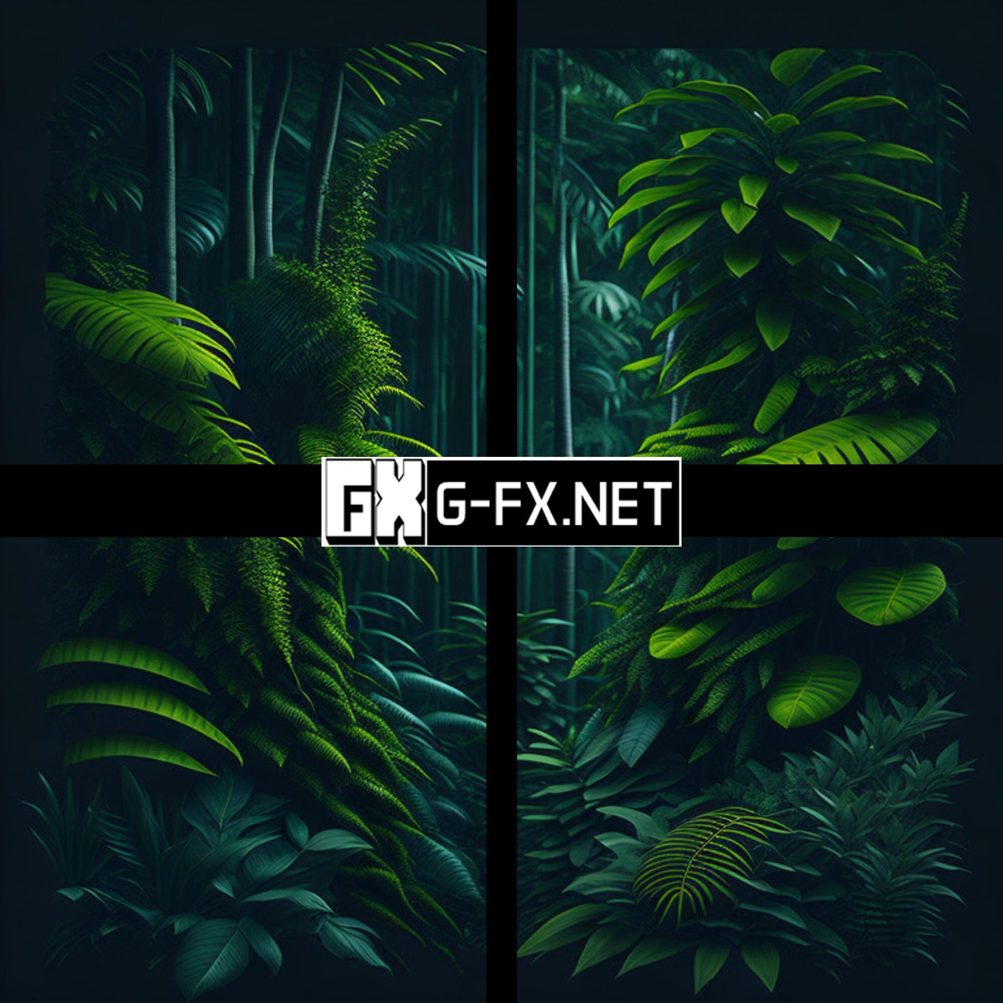 10 Nature-inspired Greenery Digital Backdrops for Photography | Forest ...