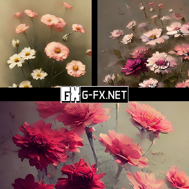 15 Floral Texture Backdrop Overlays, Flower Maternity Backdrop Overlays ...