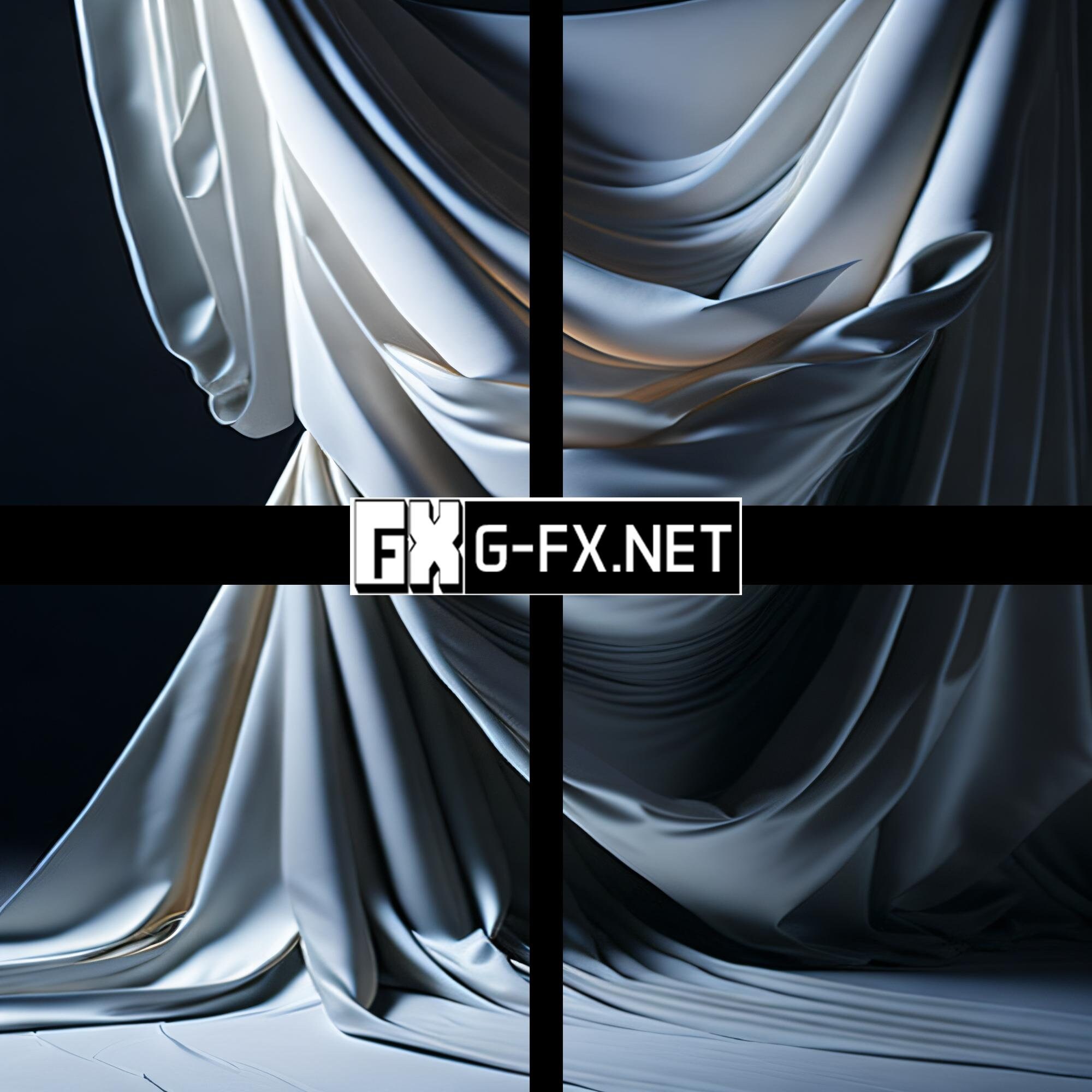 10 White Digital Backdrop, Silk Backdrops, Flowing Backgrounds, Overlay ...