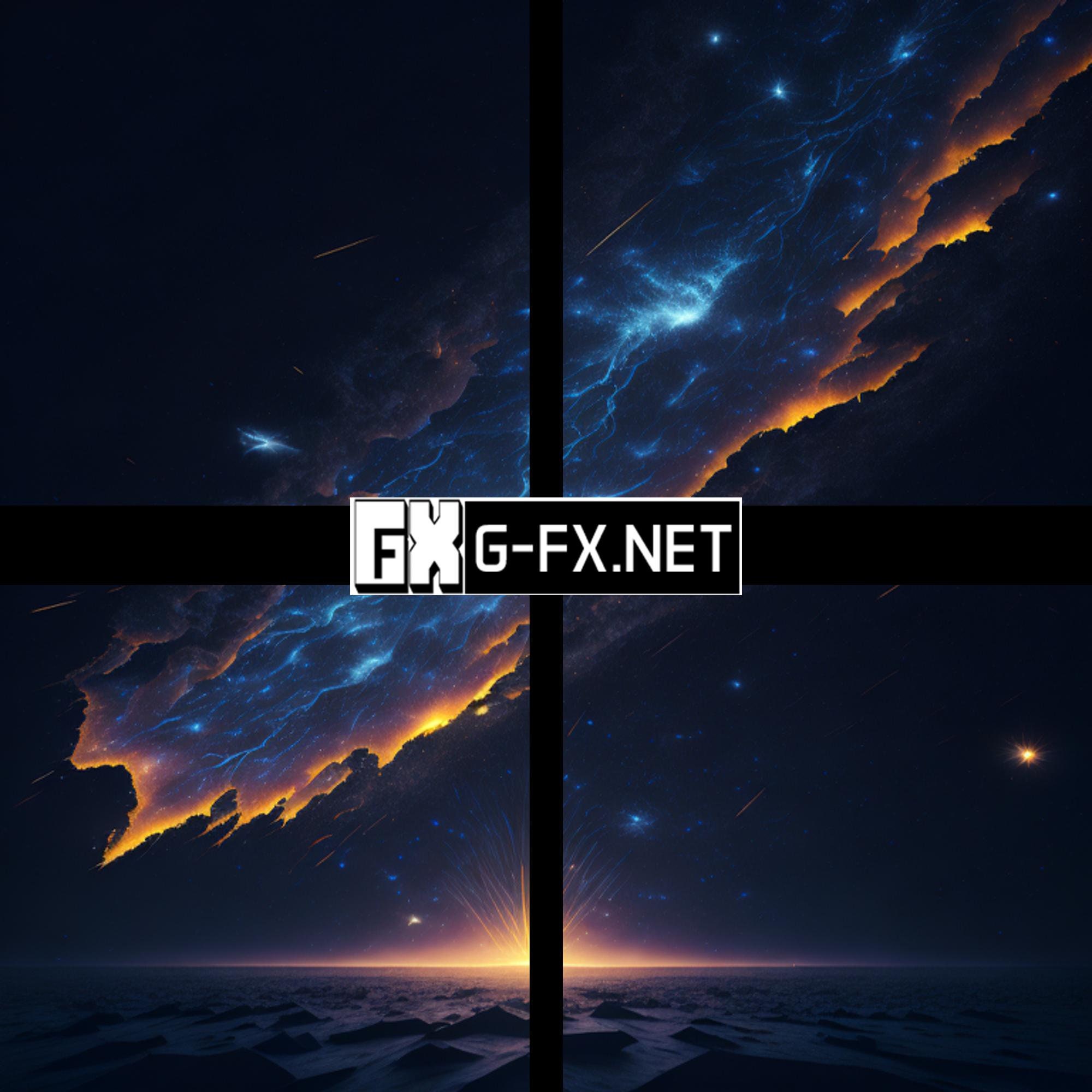 10 Celestial Sky Digital Backdrop Galactic Space Background Epic Night ...