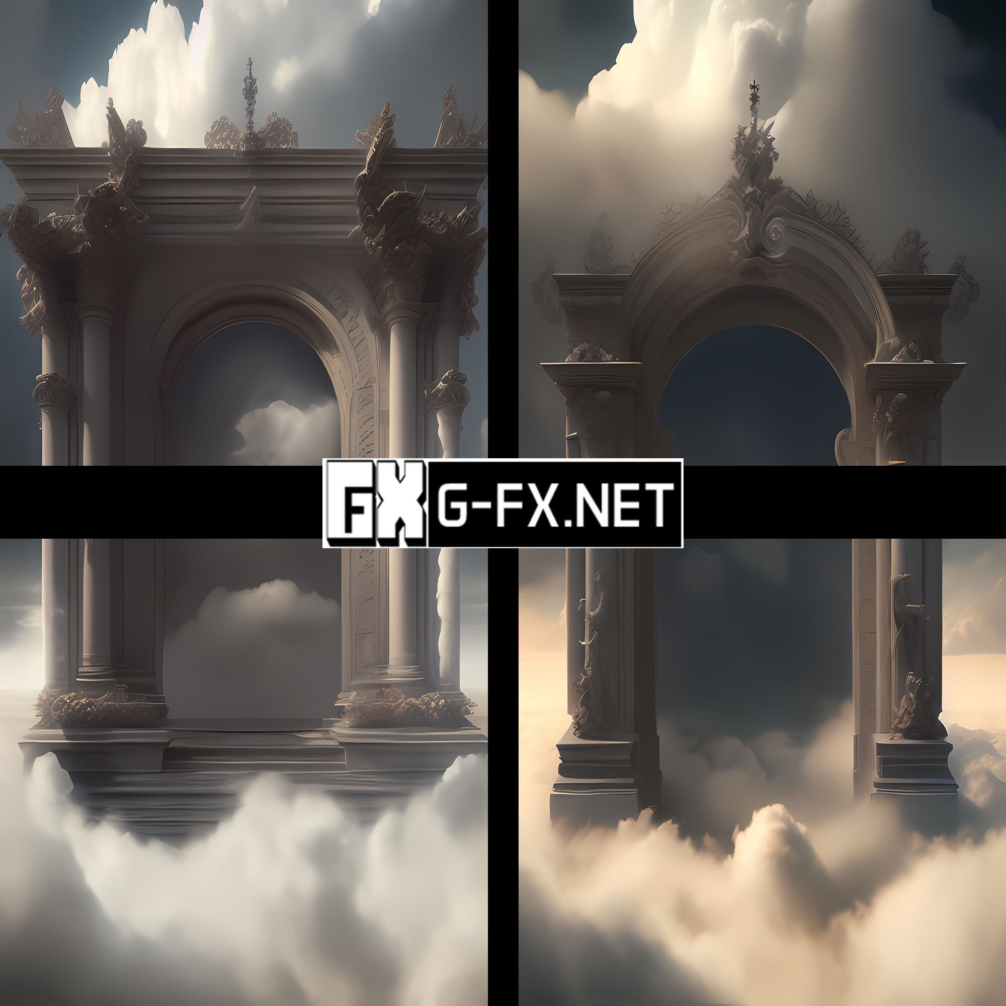 10 Heaven Gates Backgrounds Memorial Backdrops in Loving Memory ...