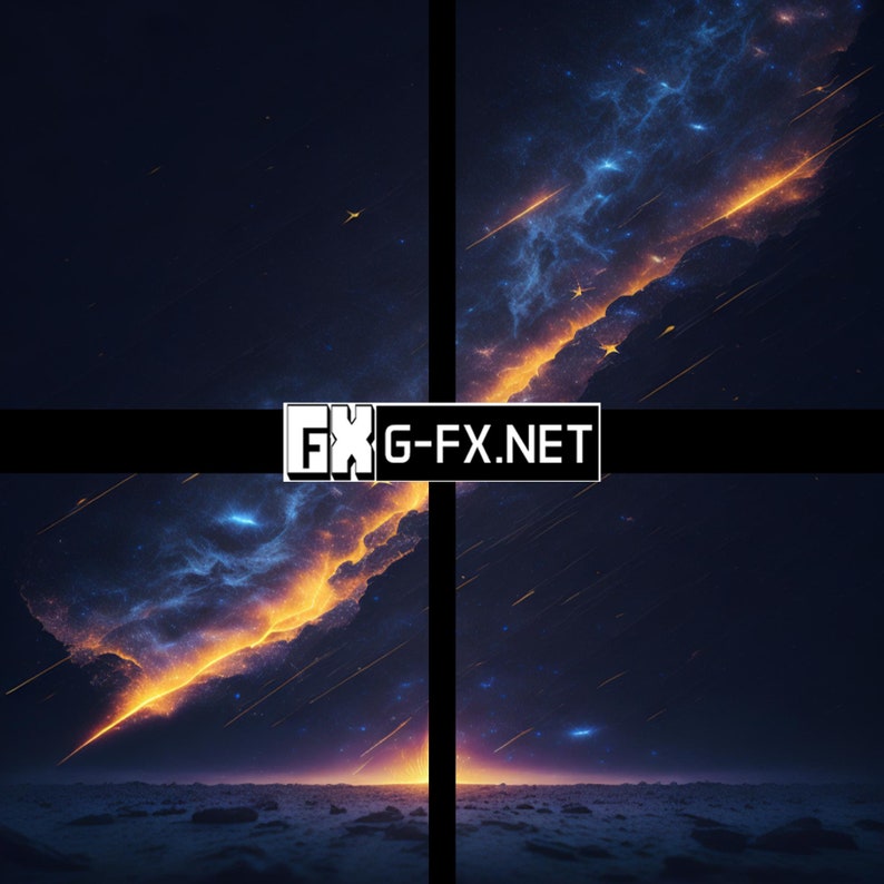 10 Celestial Sky Digital Backdrop Galactic Space Background Epic Night ...