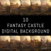 10 Castle Digital Backgrounds, Composite Backdrop, Magical Kingdoms ...
