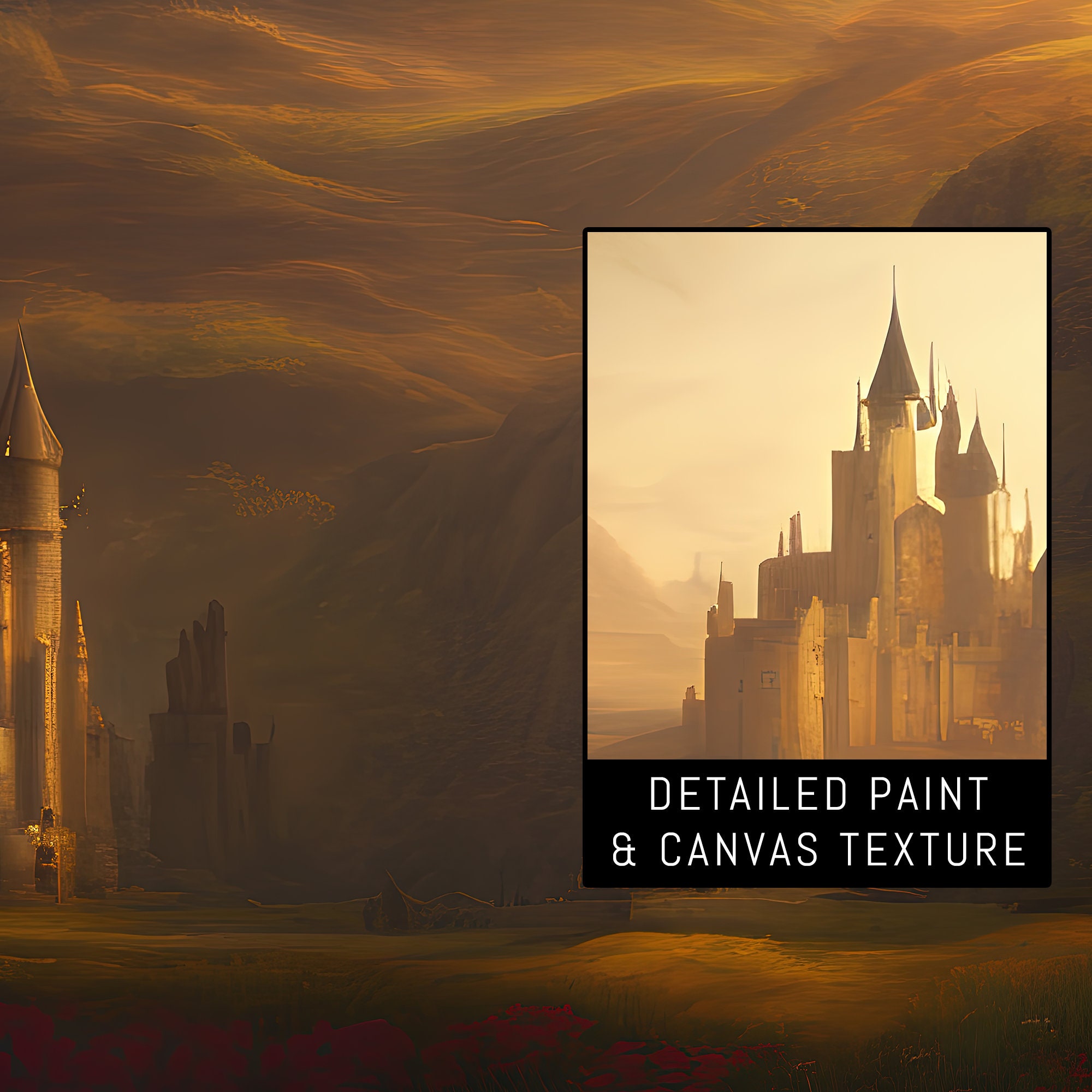 10 Castle Digital Backgrounds, Composite Backdrop, Magical Kingdoms ...
