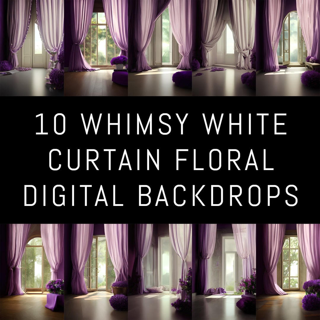 10 Floral Purple Fine Art Textures, Spring Background, Photoshop ...