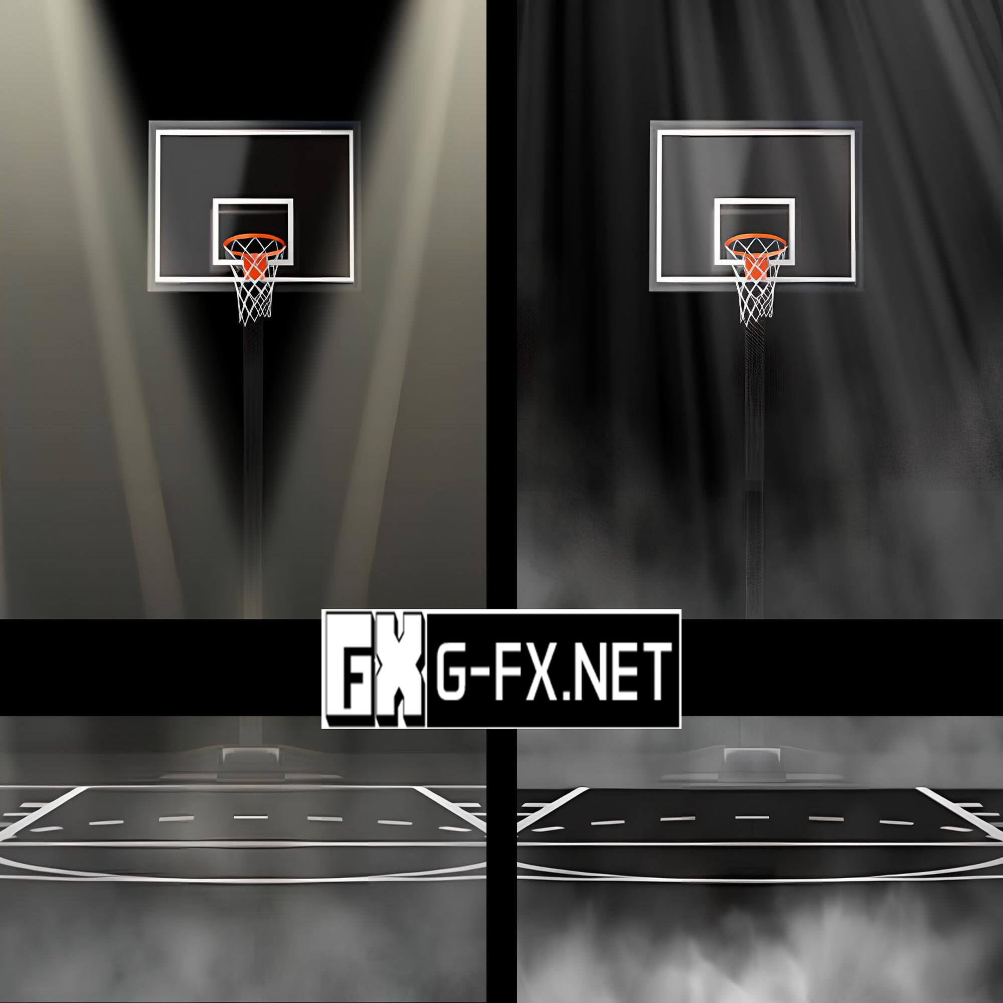 10 Basketball Digital Backdrop, Stadium Basketball Court Background ...