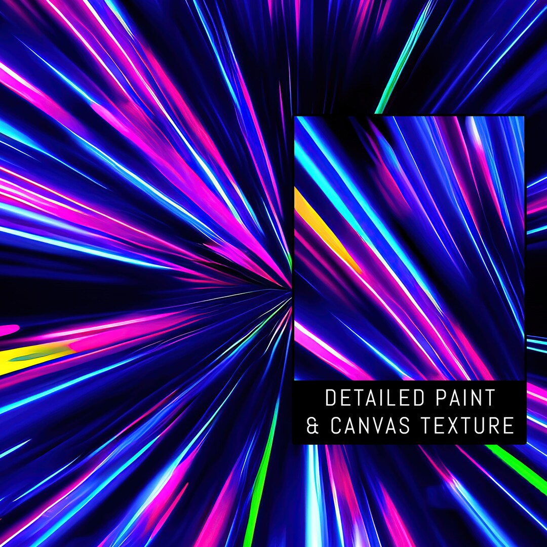 Neon Space Warp Backdrop Neon Galaxy Warp Cosmic Space Texture Galaxy ...