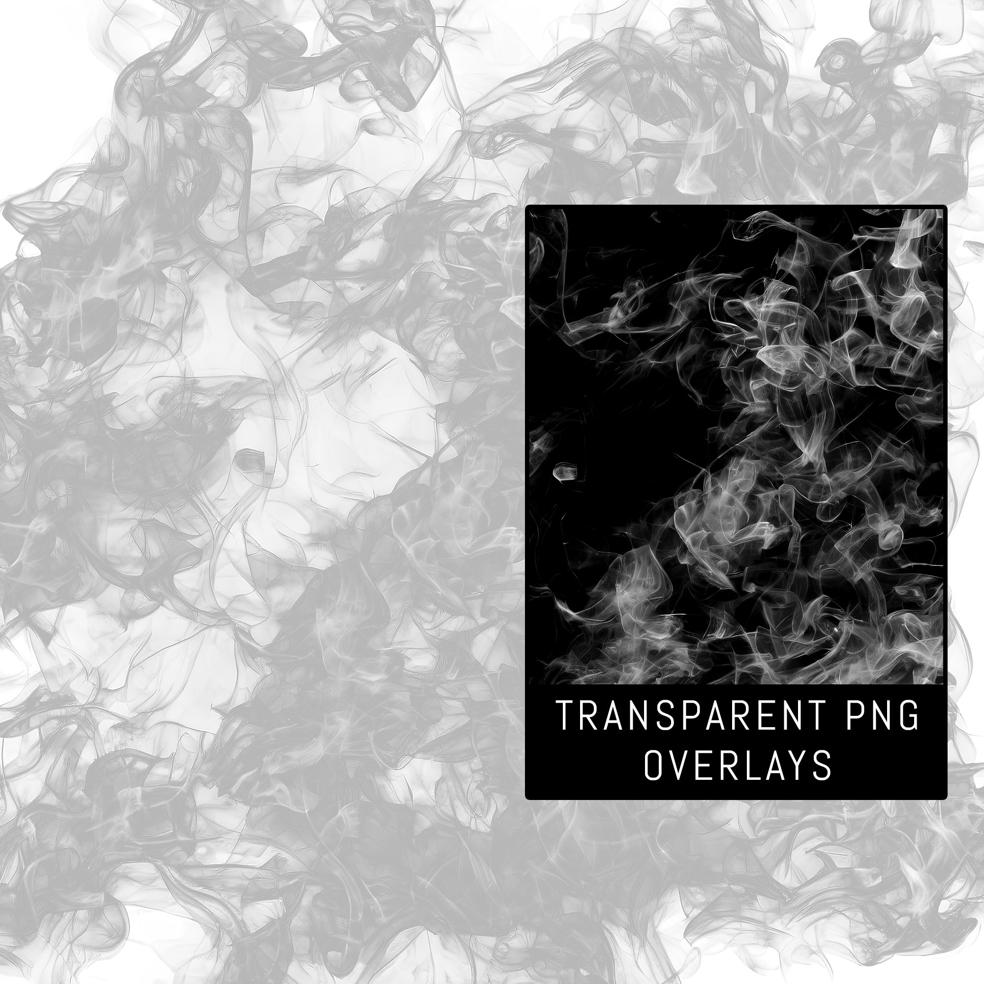 10 Smoke Overlays, Photoshop Texture Overlays, Digital Overlays ...