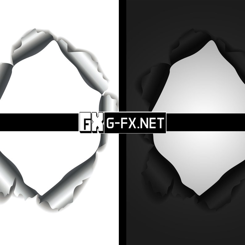 10 Ripped Paper Backdrop Overlays Ripped Paper PNG - Etsy