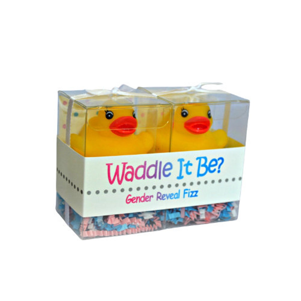 Waddle It Be Gender Reveal Rubber Duck Fizz Set of 2 - Etsy