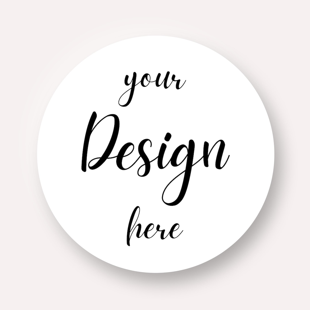 Custom Circle Stickers | Design Your Own | 24 Labels in 2" or 2.5" - Etsy