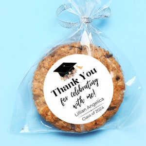 Personalized Graduation Stickers Sheet of 20 2 or 12 2.5 Circle ...