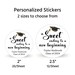 Personalized Graduation Stickers Sheet of 20 2 or 12 2.5 Circle ...