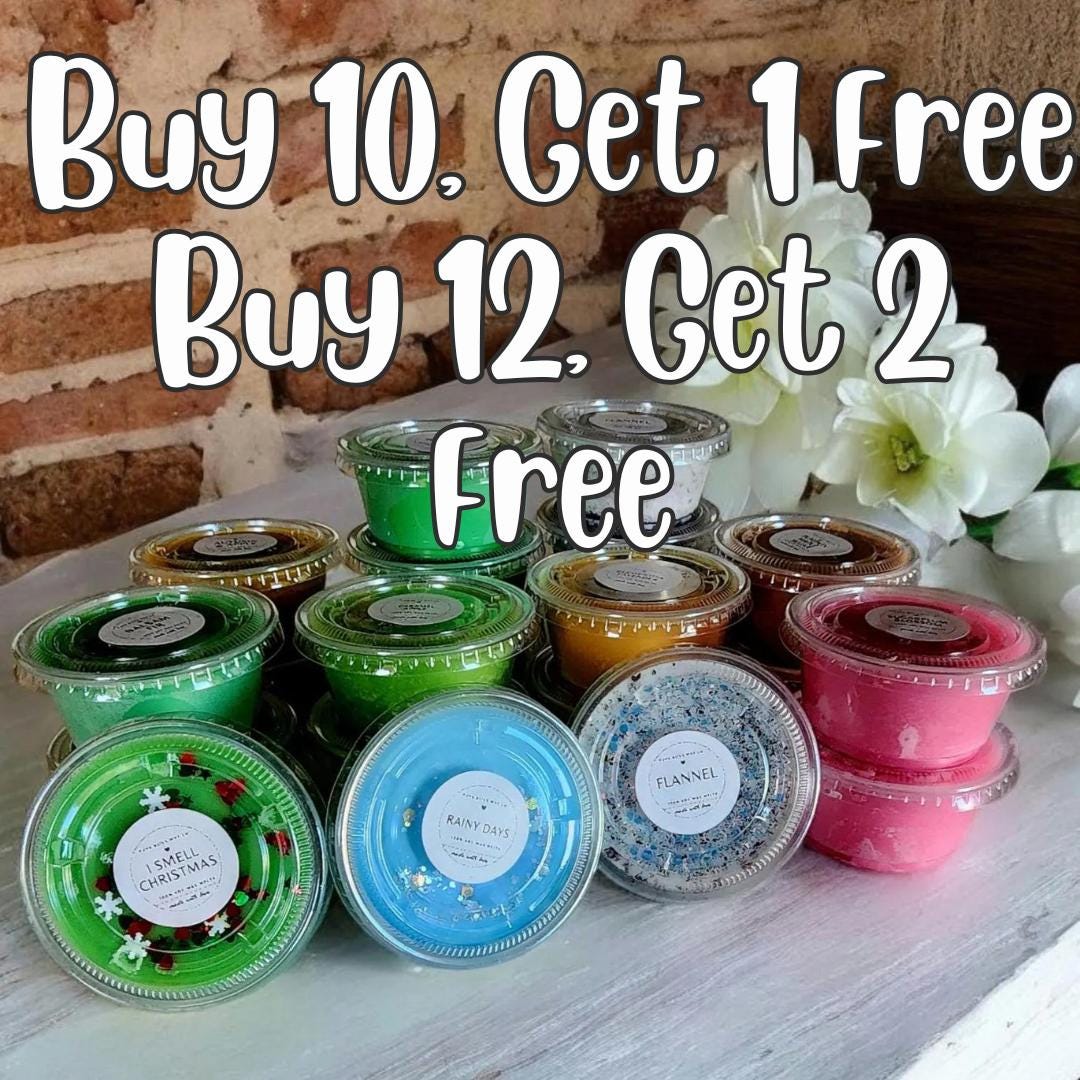 Strong Scented Wax Melt Tart Shot Cups Gift Ideas Wax Melt Cubes for ...