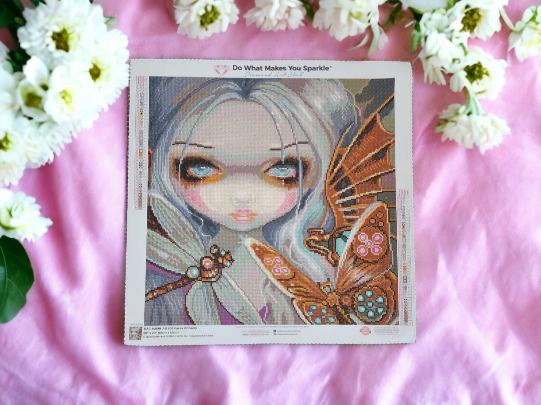 Faces of Faery Finished Diamond Painting, Ready to Hang Diamond ...